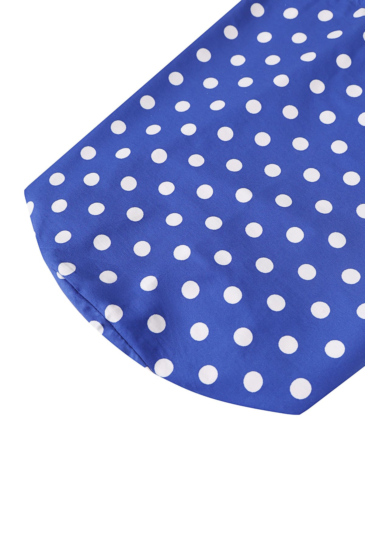 Polka Dot Petticoat Storage Bag for Two | Blue Cotton