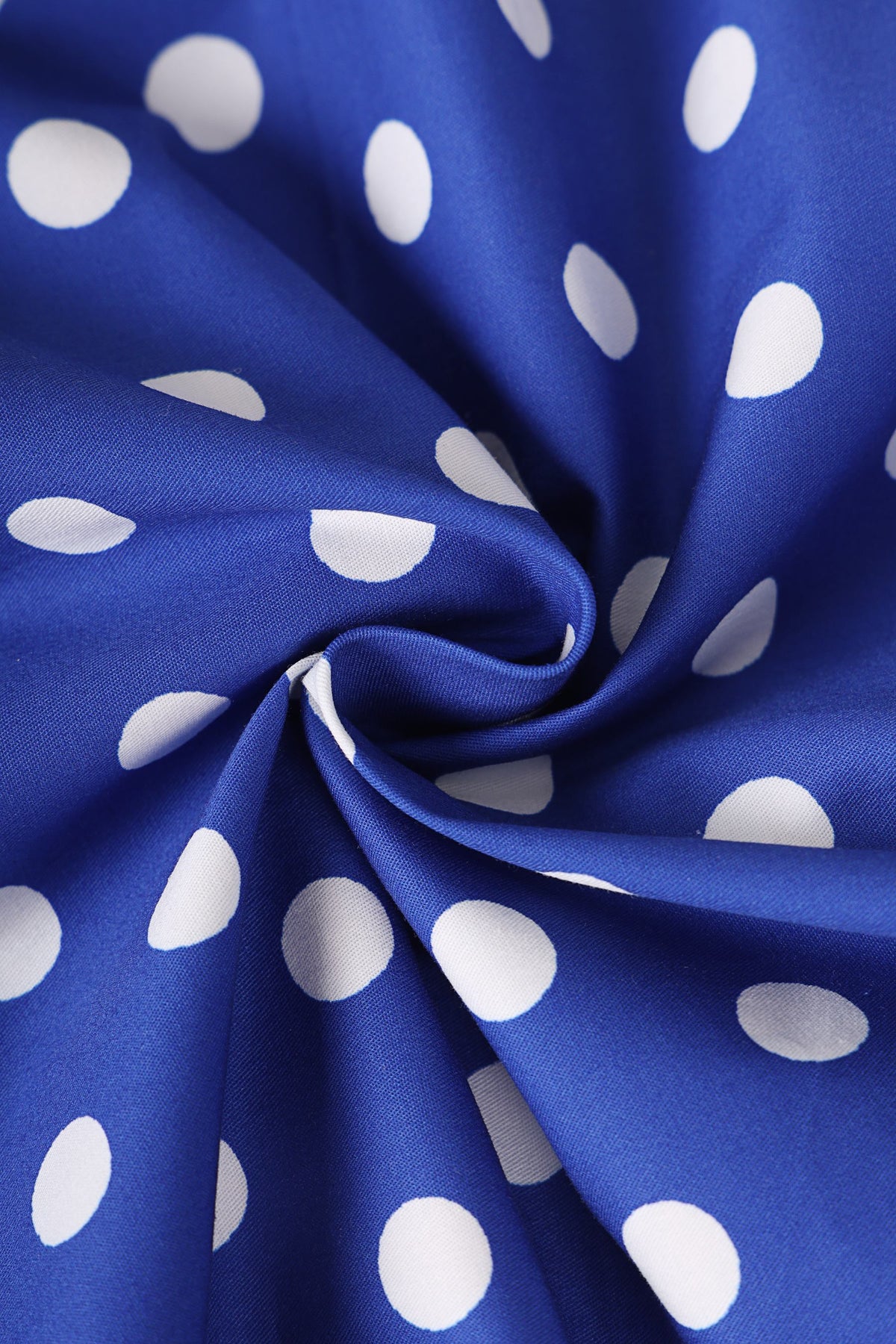 Polka Dot Petticoat Storage Bag for Two | Blue Cotton