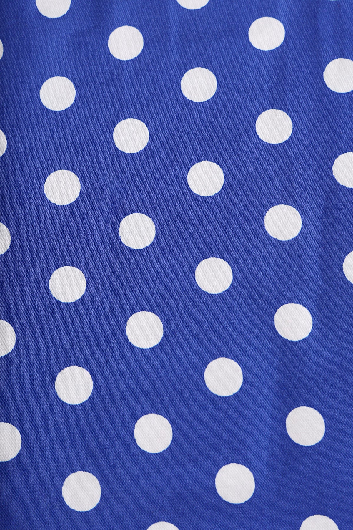 Polka Dot Petticoat Storage Bag for Two | Blue Cotton