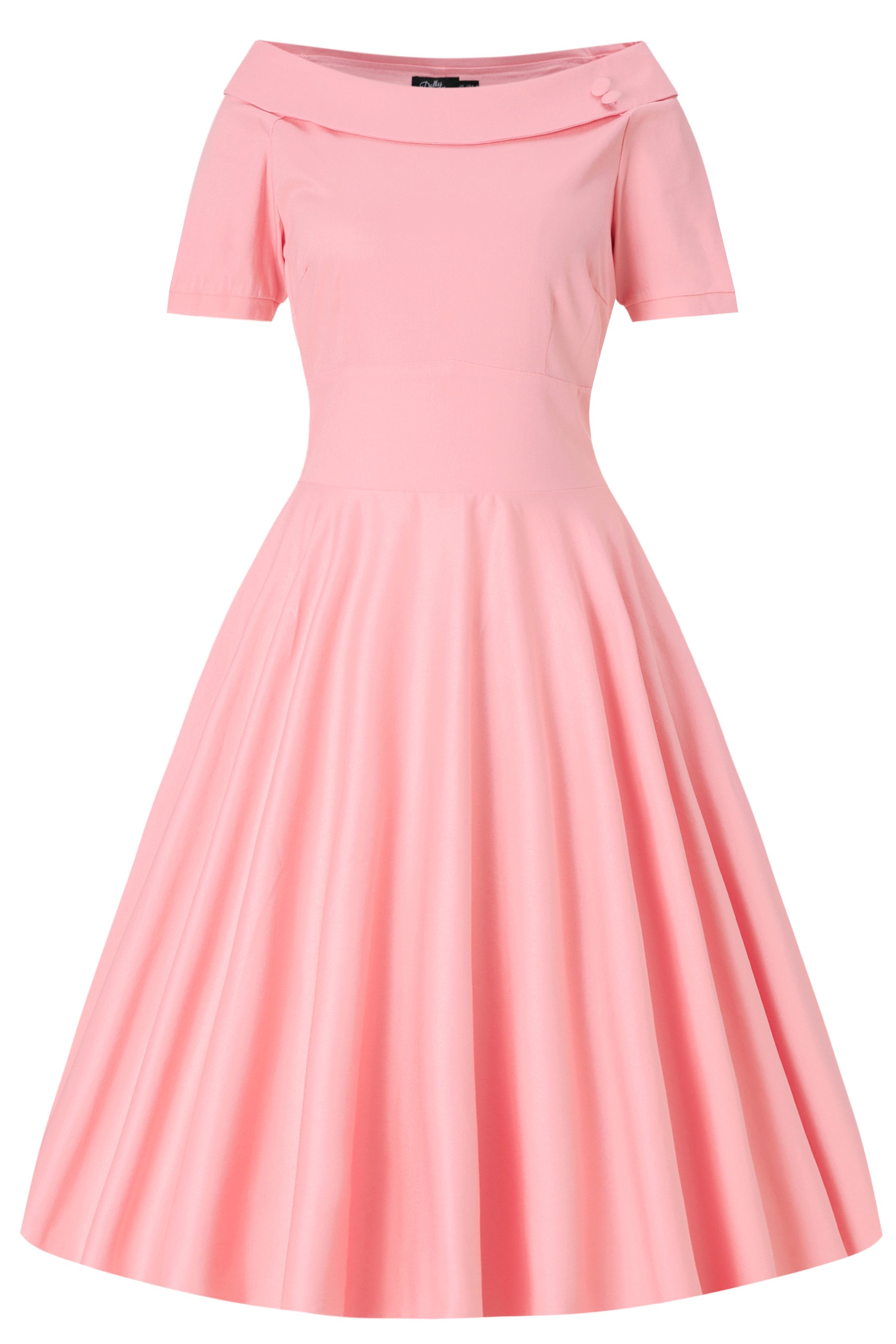 Light Pink Vintage Circle Dress | 1950s Style