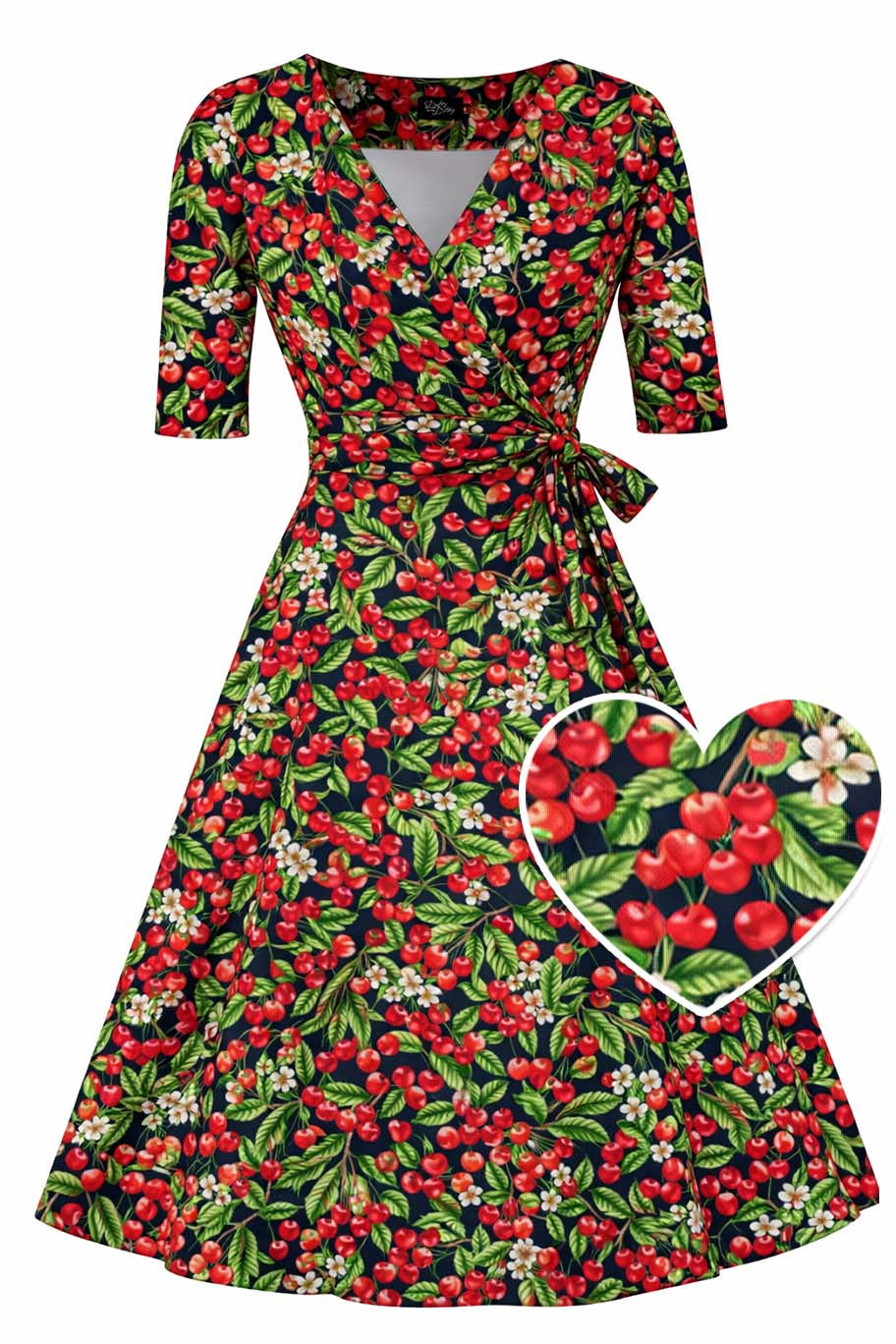 Matilda Red Berry Wrap Dress | Dress With Pockets
